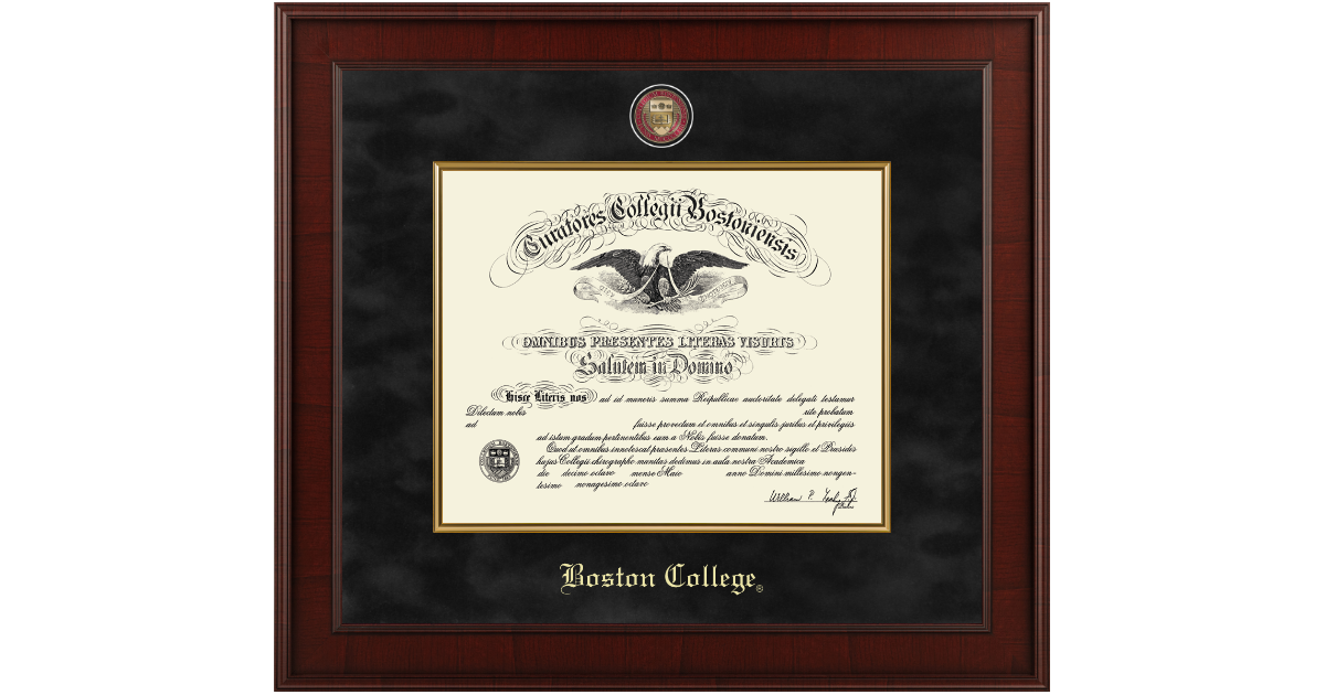 Boston College Diploma Frame | Church Hill Classics
