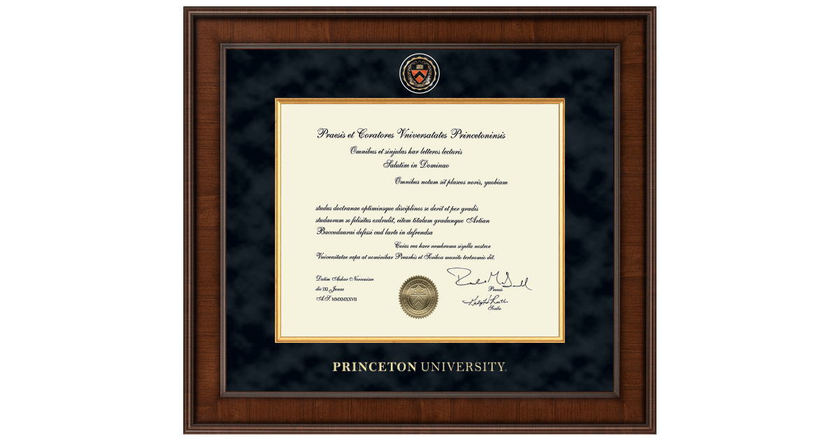 Master's - Presidential Masterpiece Diploma Frame in Madison Princeton ...
