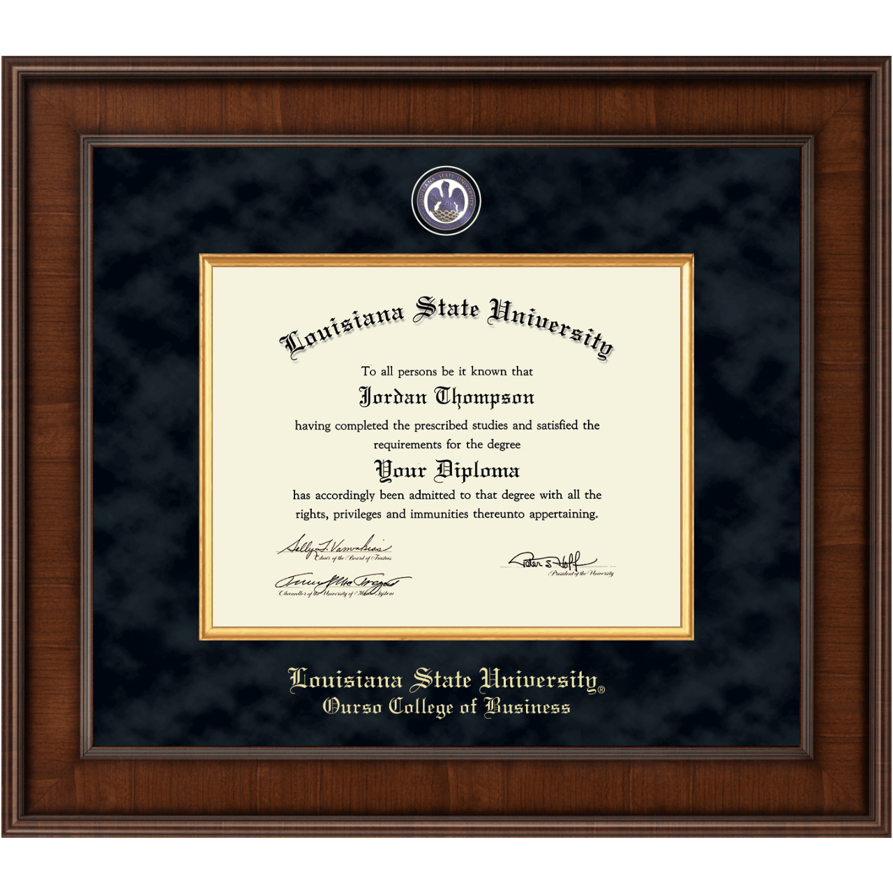 Presidential Masterpiece Diploma Frame in Madison Louisiana State ...