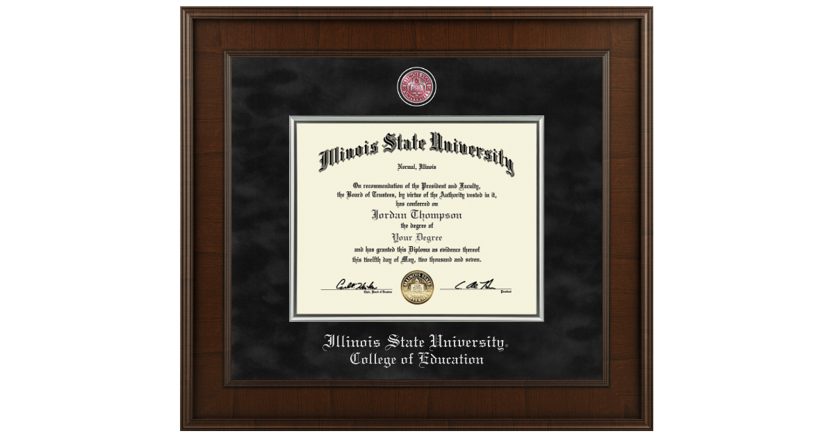 Illinois State College of Education Diploma Frames