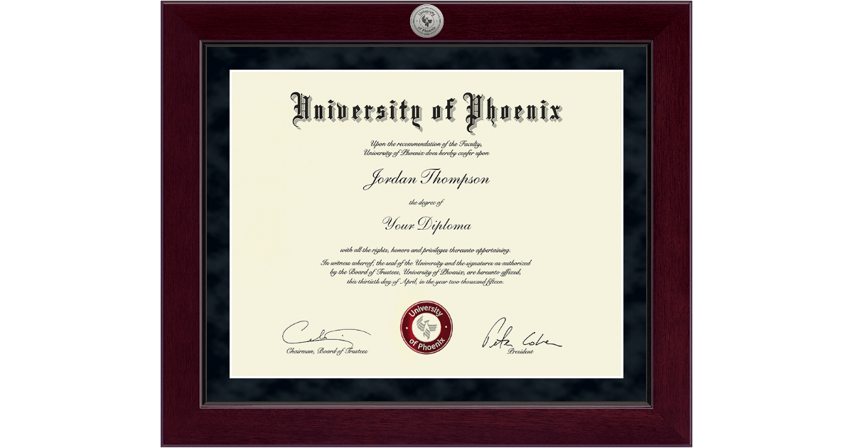 PhD - Millennium Silver Engraved Diploma Frame in Cordova University of ...