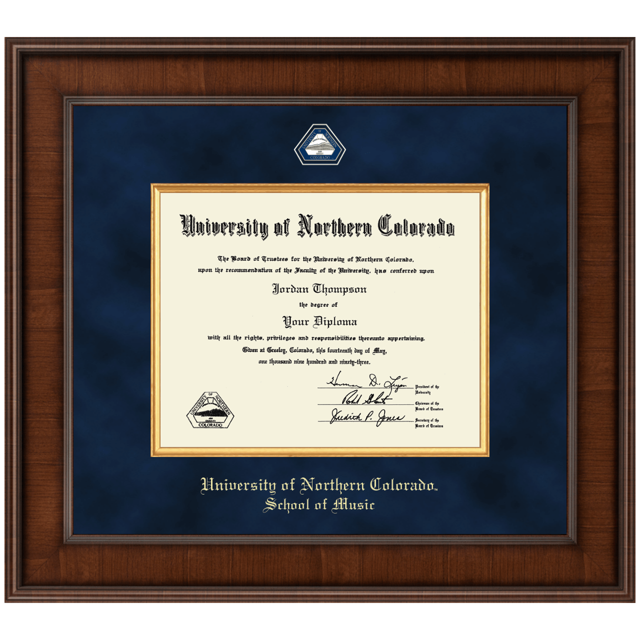 Presidential Masterpiece Diploma Frame in Madison University of ...