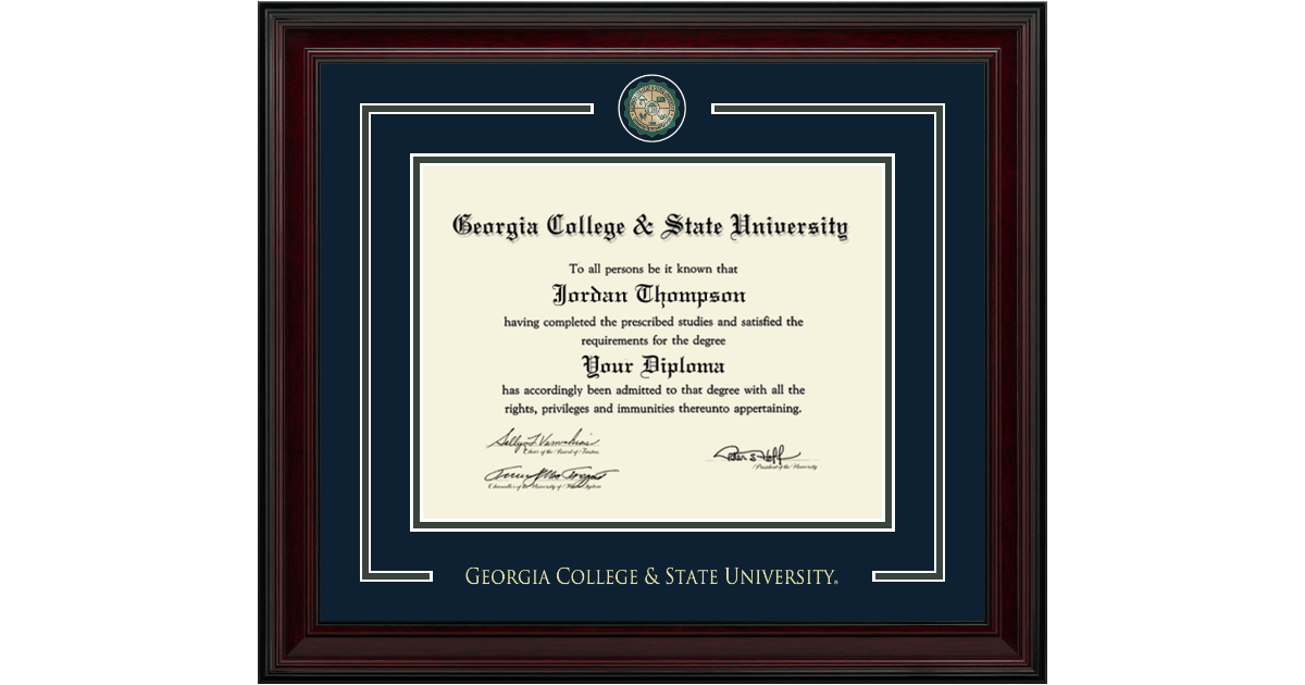 Pre-2023 Bach/Pre-Dec-2015 Mast-Showcase Edition Diploma Frame in ...