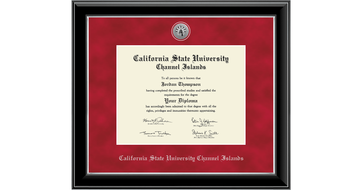 CSU Channel Islands Diploma Frame | Church Hill Classics