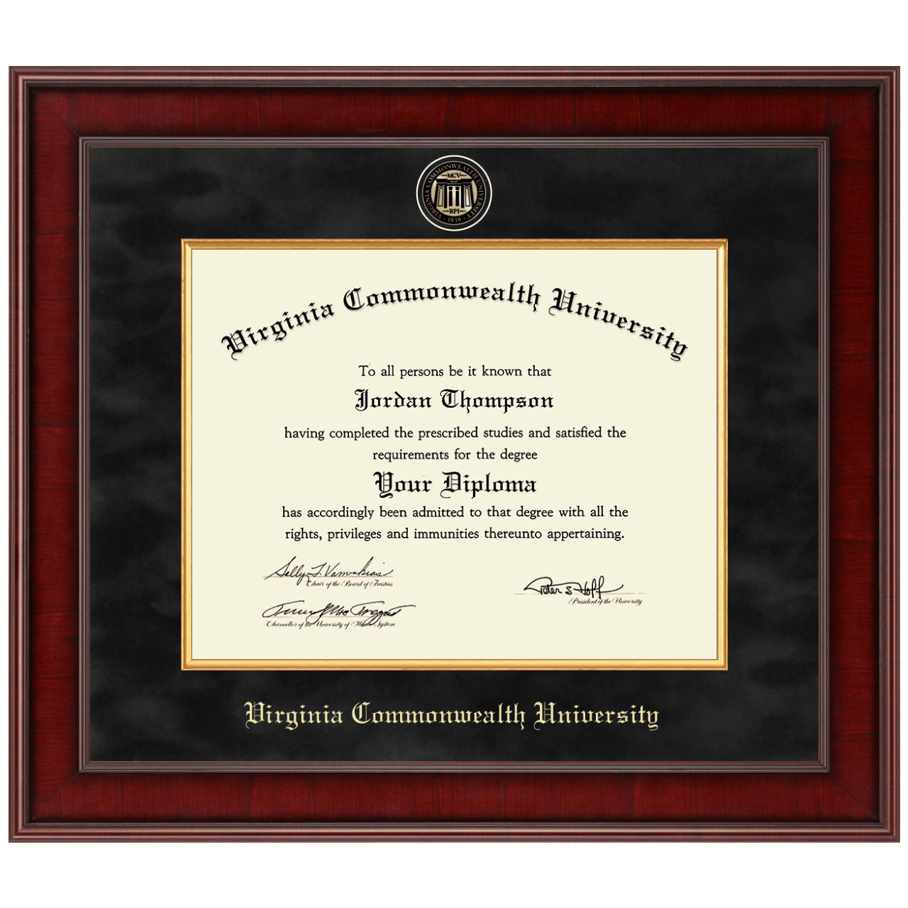 Presidential Masterpiece Diploma Frame in Jefferson Virginia ...