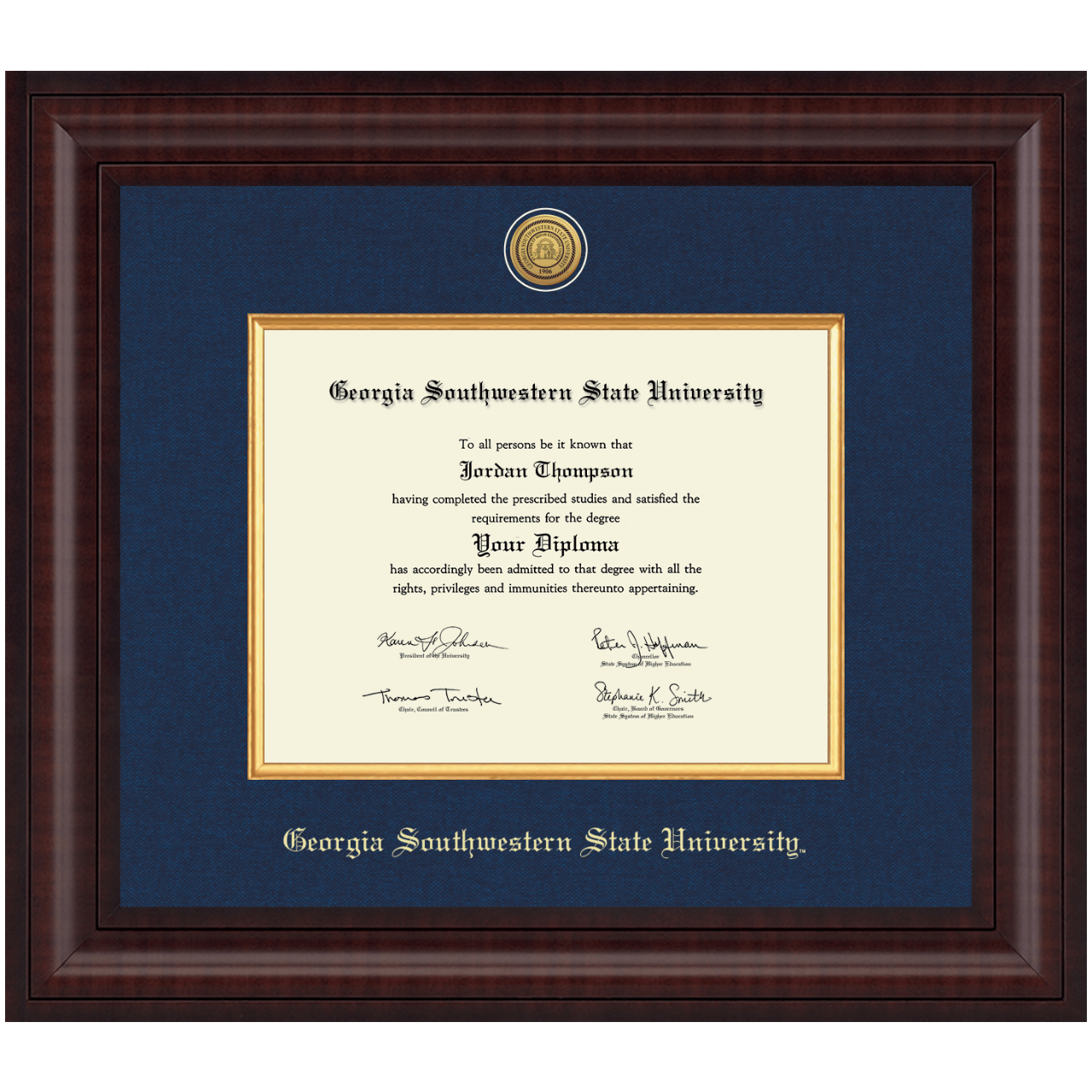 Georgia Southwestern State University Diploma Frame | Custom Frames ...