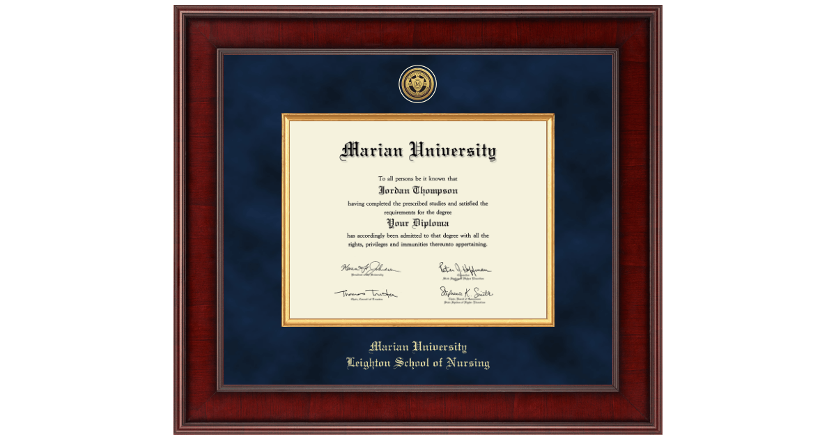 Presidential Gold Engraved Diploma Frame in Jefferson Marian University ...