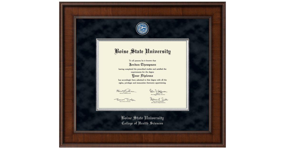 BSU College of Health Sciences Diploma Frames | Church Hill Classics