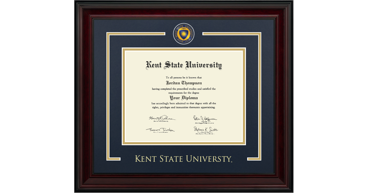 Showcase Edition Diploma Frame in Encore Kent State University - Item ...