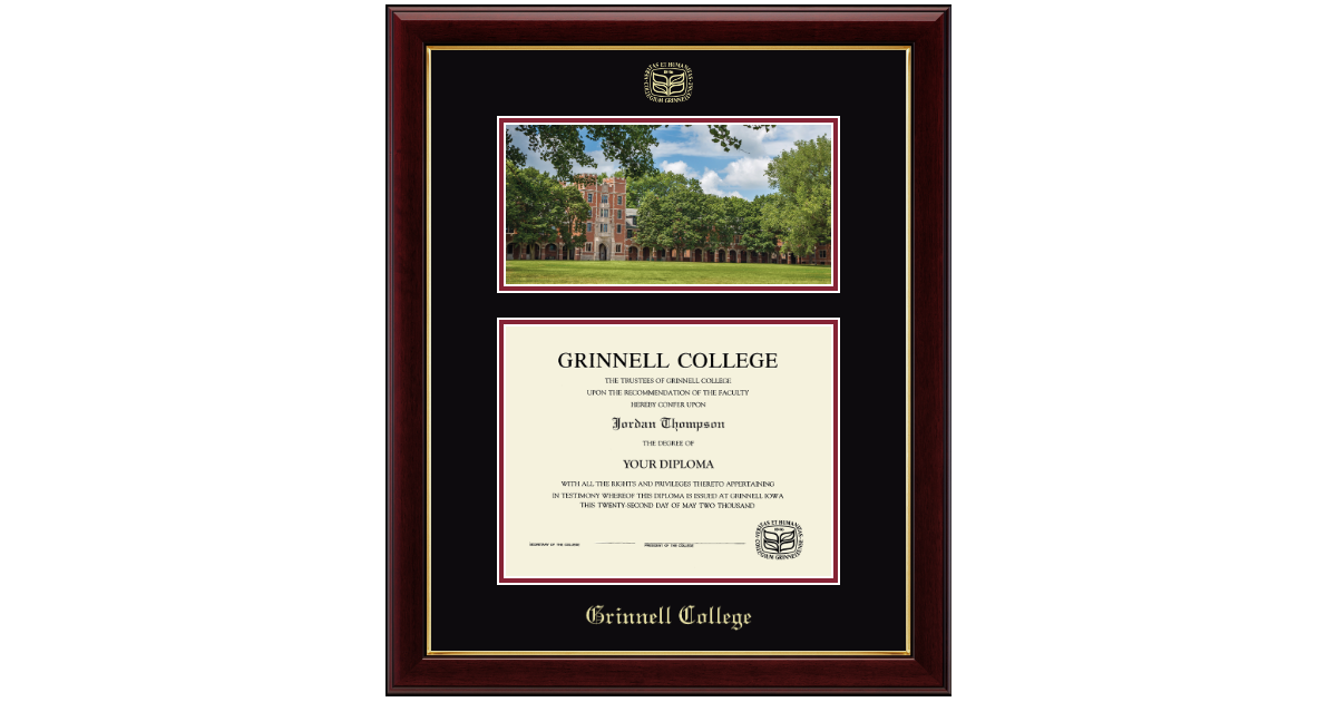 Campus Scene Edition Diploma Frame in Gallery Grinnell College - Item ...