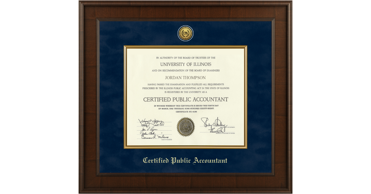 10"x12" - Presidential Gold Engraved Certificate Frame in Madison ...