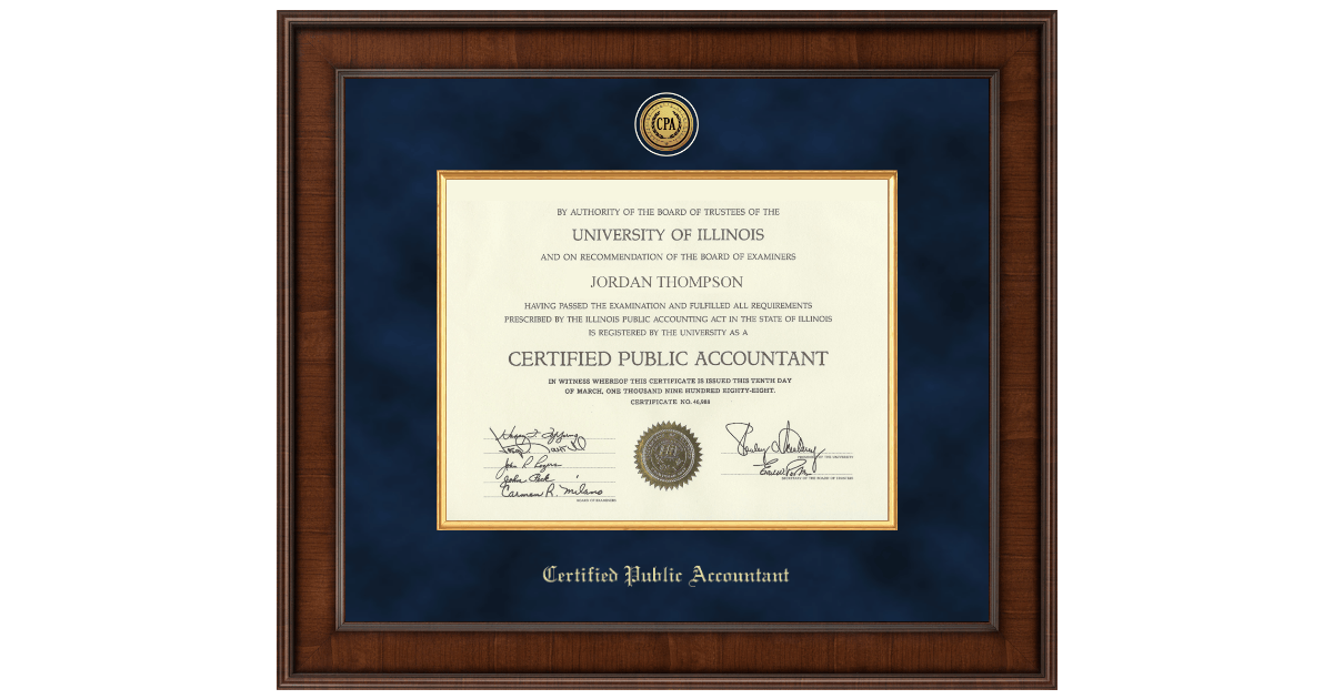 14"x18" - Presidential Gold Engraved Certificate Frame in Madison ...