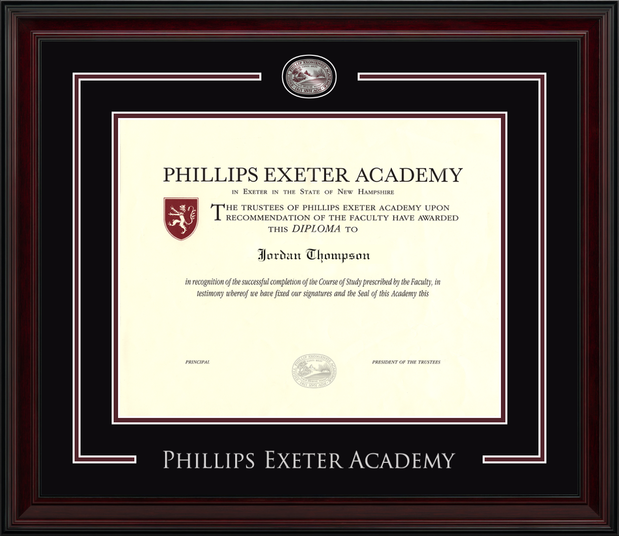 Phillips Exeter Academy Showcase Edition Diploma Frame in Encore - Item ...