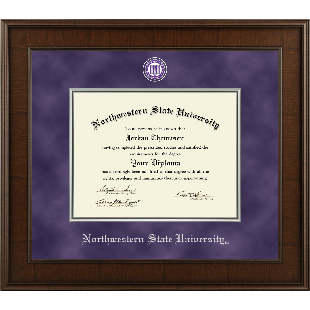 Northwestern State University Diploma Frame | Custom Frames Online ...