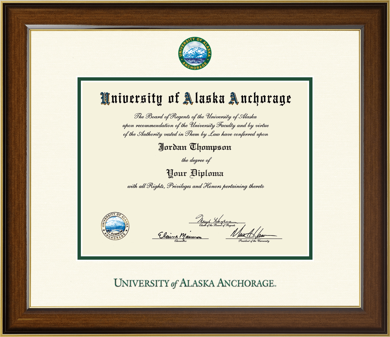 University of Alaska Anchorage Dimensions Diploma Frame in Westwood ...