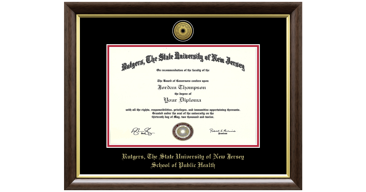 Dr. of Medicine - Gold Engraved Medallion Diploma Frame in Hampshire ...