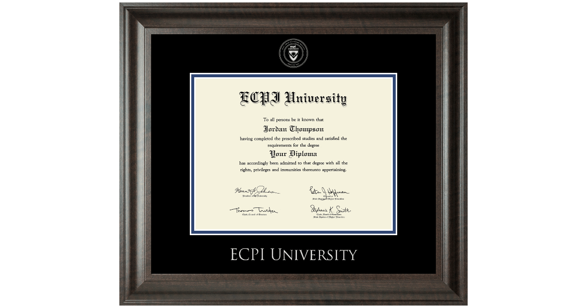 Silver Embossed Diploma Frame in Acadia East Coast Polytechnic ...