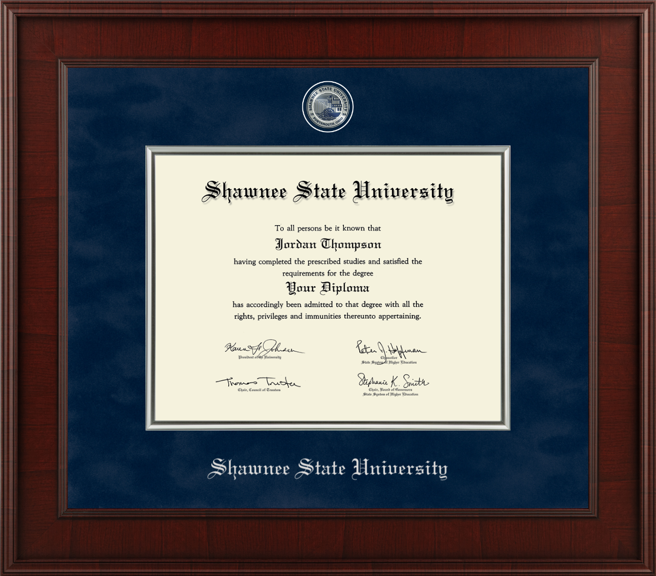 Shawnee State University Presidential Masterpiece Diploma Frame in ...