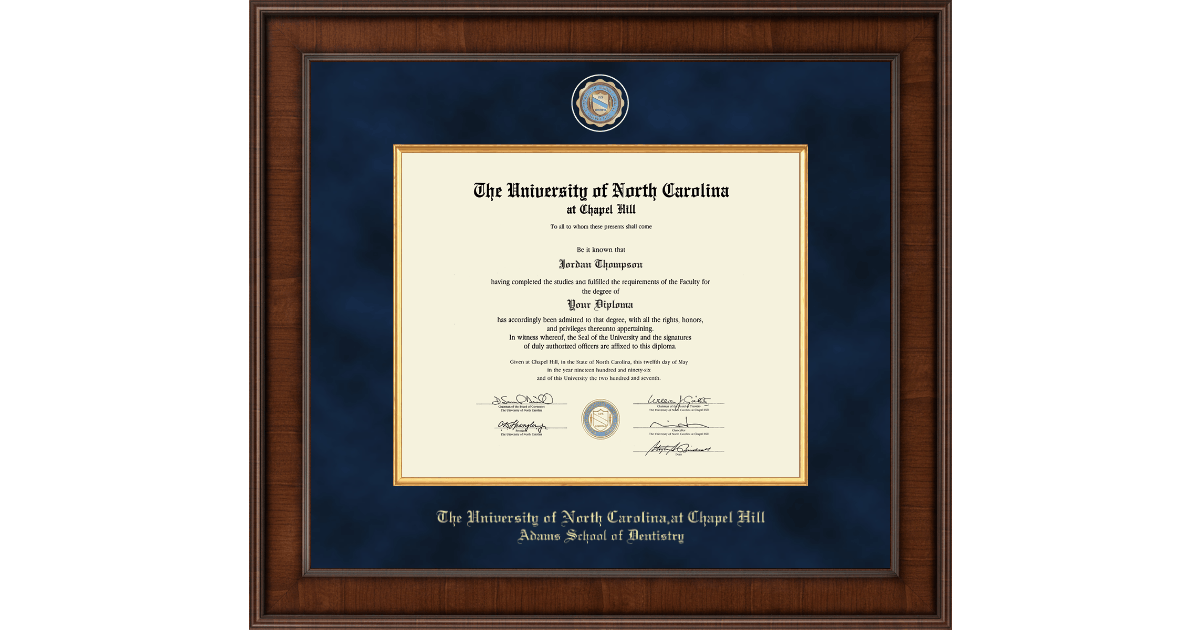 Presidential Masterpiece Diploma Frame in Madison University of North ...