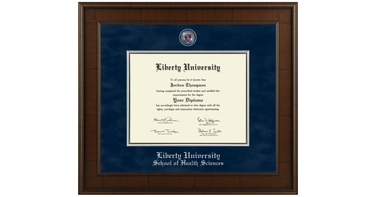 Liberty School of Health Sciences Diploma Frames