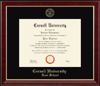 Cornell Law School Diploma Frames | Church Hill Classics