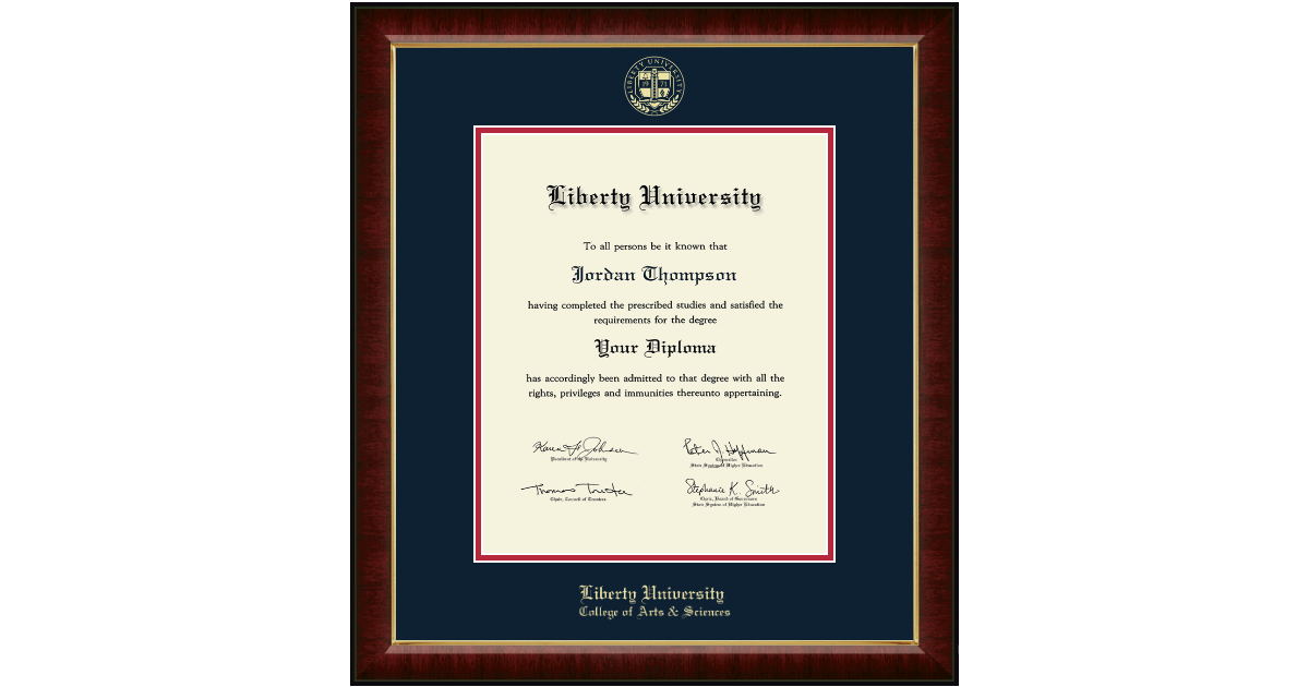 Pre Spring 2018 Masters/PhD- Gold Embossed Diploma Frame in Murano ...