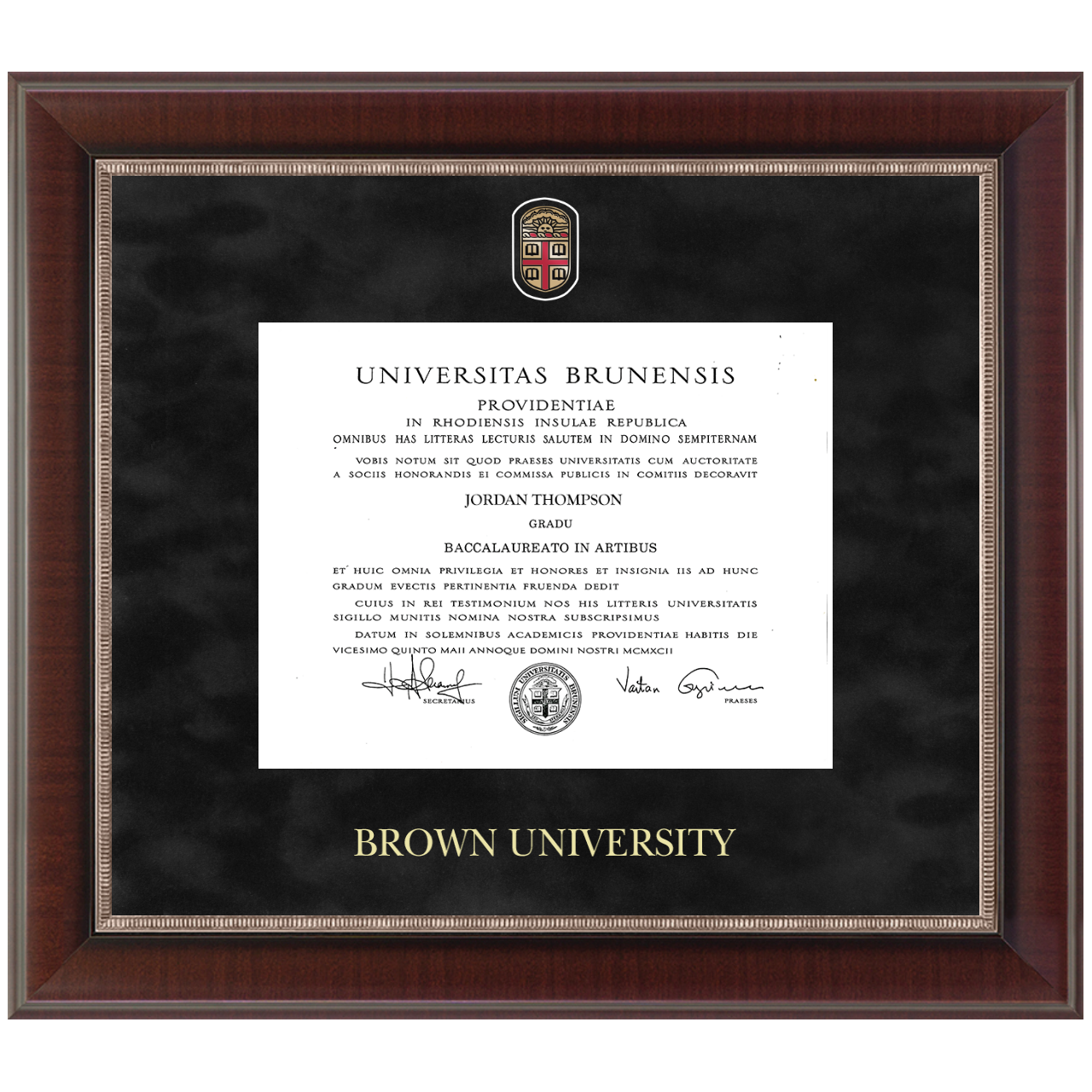 Pre-Dec 2011 - Regal Edition Diploma Frame in Chateau Brown University ...