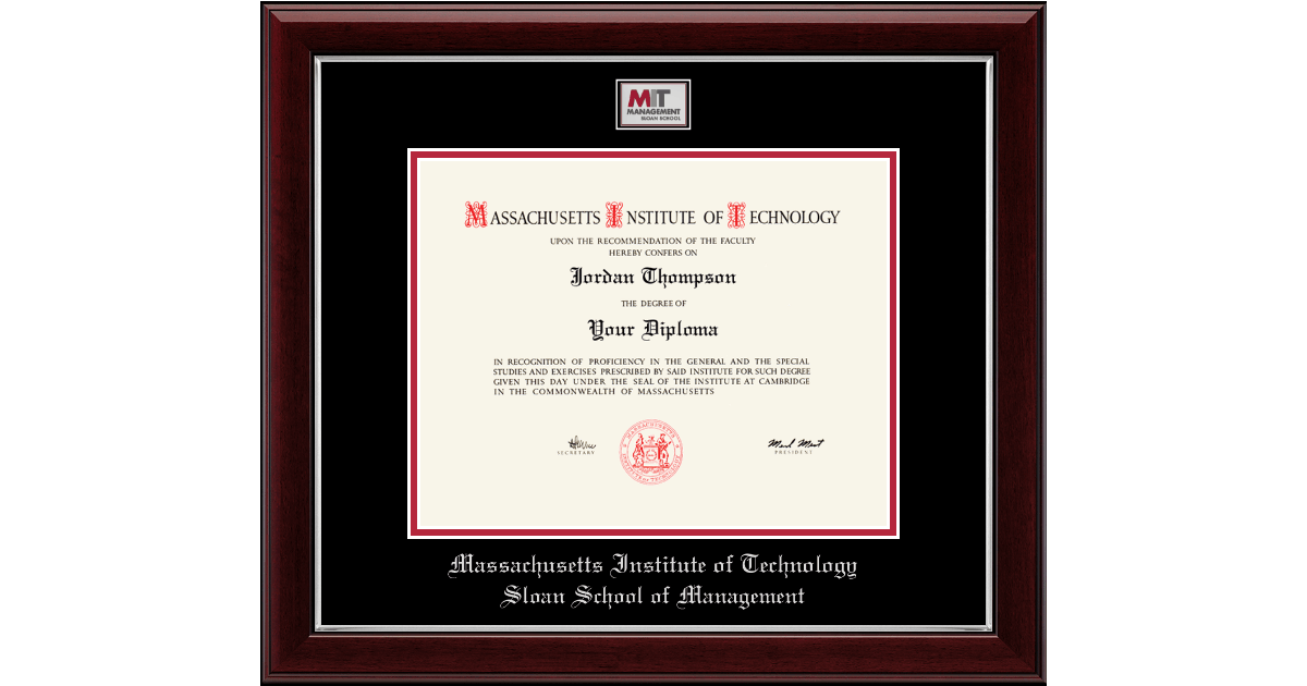Masterpiece Medallion Diploma Frame in Gallery Silver Massachusetts ...
