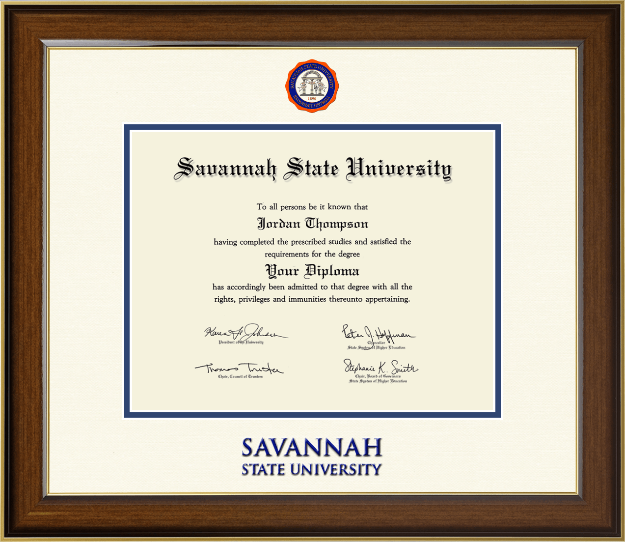 Savannah State University Dimensions Diploma Frame in Westwood - Item ...