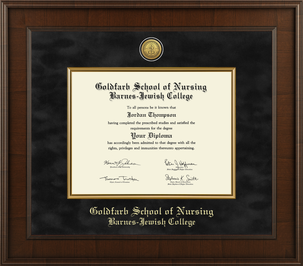 Goldfarb School of Nursing Barnes-Jewish College Presidential Gold ...