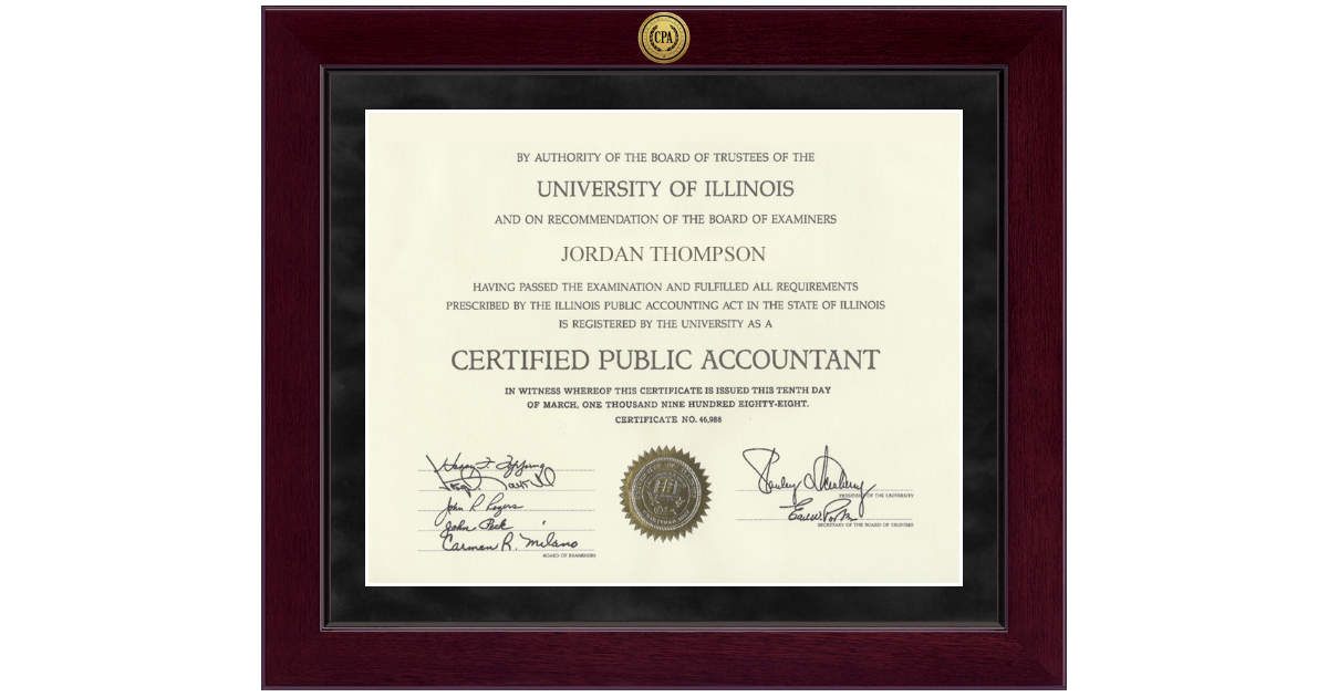 16"x20"- Millennium Gold Engraved Certificate Frame in Cordova ...