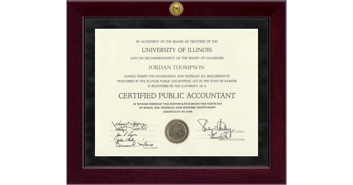 11"x14"- Millennium Gold Engraved Certificate Frame in Cordova ...