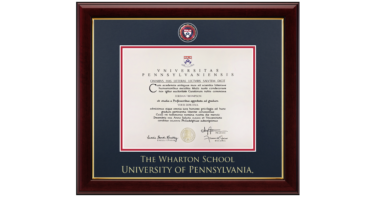 Masterpiece Medallion Certificate Frame in Gallery University of ...