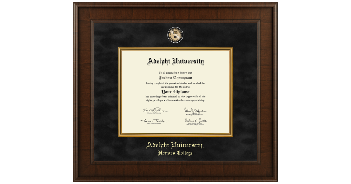 Presidential Masterpiece Diploma Frame in Madison Adelphi University ...