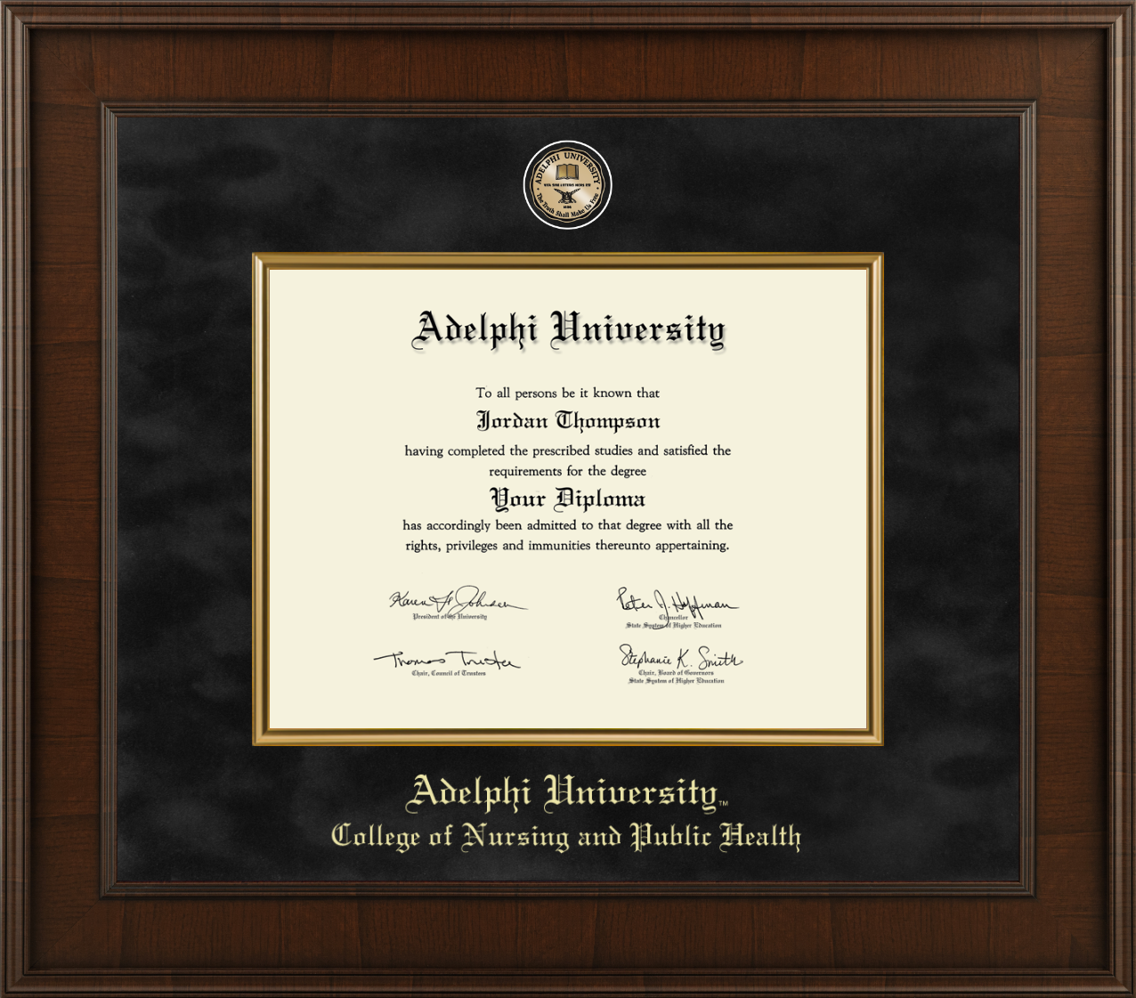 Adelphi University Presidential Masterpiece Diploma Frame in Madison ...