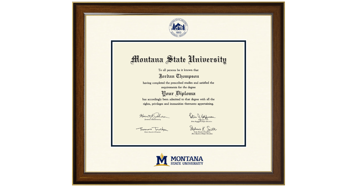 Masters/ Pre Fall 2023-Fall 2017 PhD - Dimensions Diploma Frame in ...