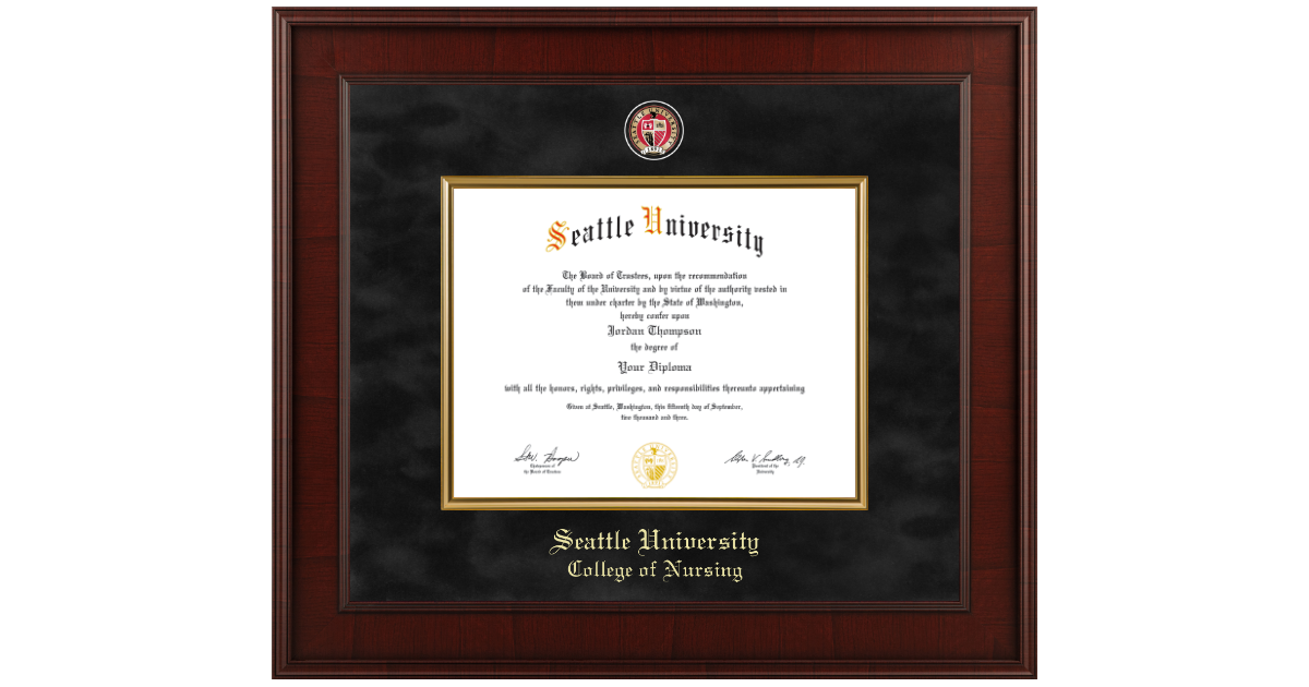 Seattle College of Nursing Diploma Frames | Church Hill Classics