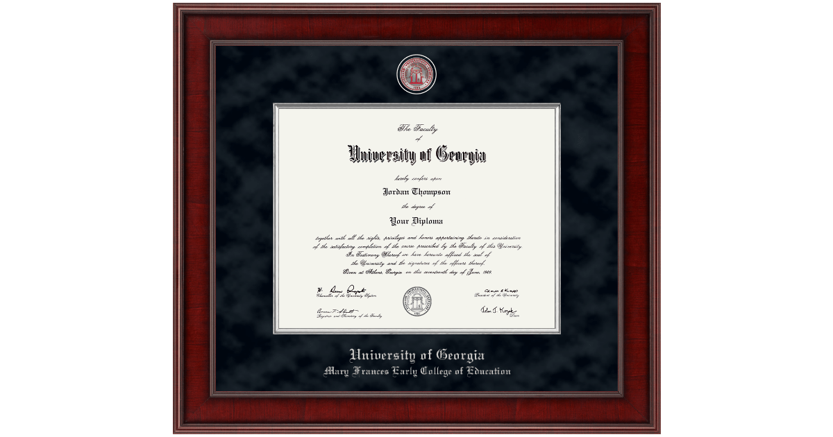 Presidential Masterpiece Diploma Frame in Jefferson University of ...