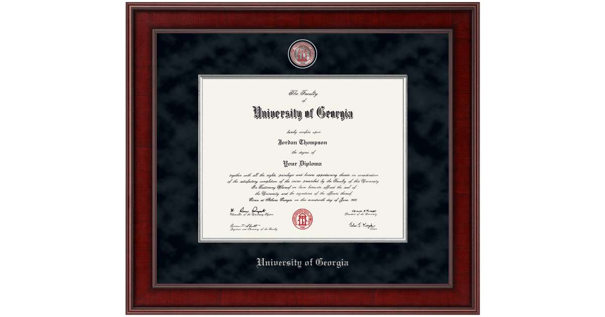 UGA Diploma Frame | Church Hill Classics