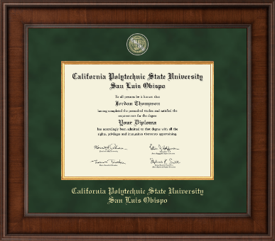 Cal Poly San Luis Obispo Diploma Frame | Church Hill Classics