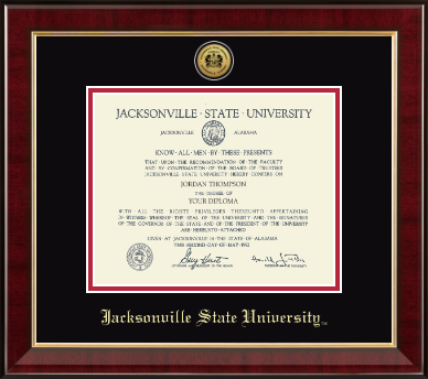 Jacksonville State University Diploma Frame | Church Hill Classics