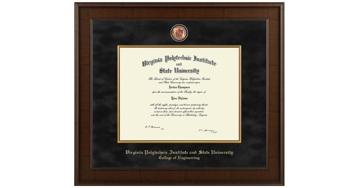 Masters/PhD- Presidential Masterpiece Diploma Frame in Madison Virginia ...