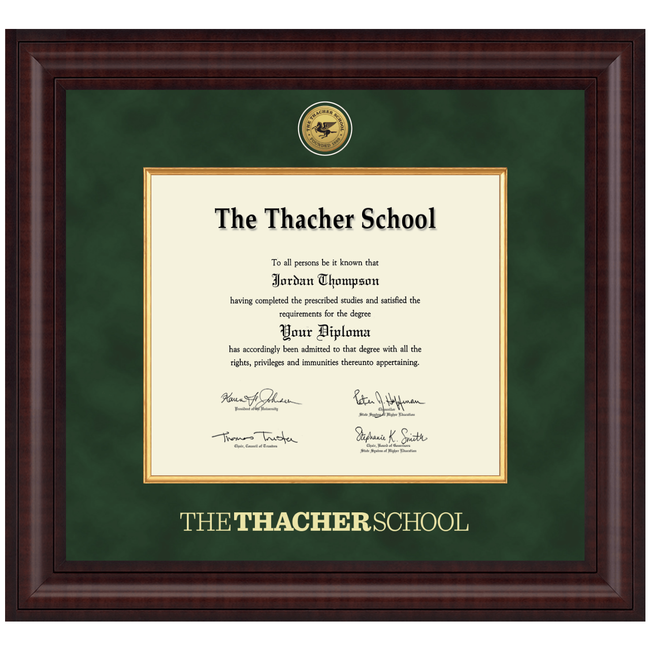 The Thacher School | Diploma Frames | Church Hill Classics