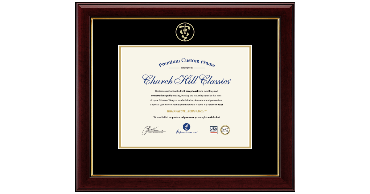 Embossed Veterinary Certificate Frame in Gallery Veterinary Certificate ...