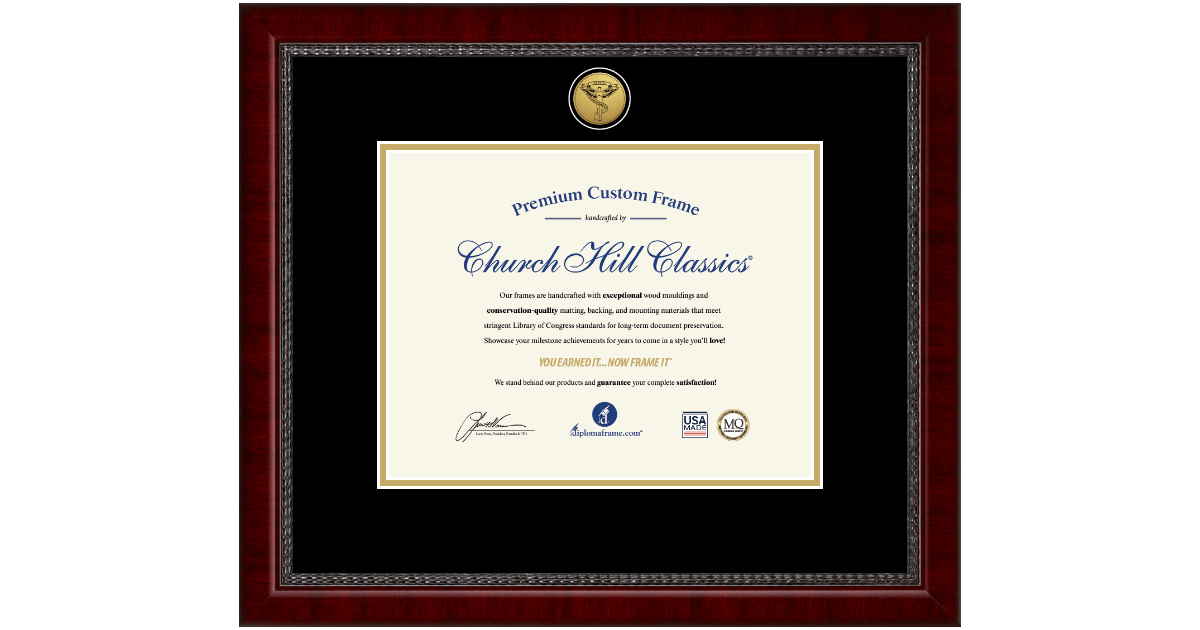 Engraved Chiropractic Certificate Frame in Sutton Chiropractic ...