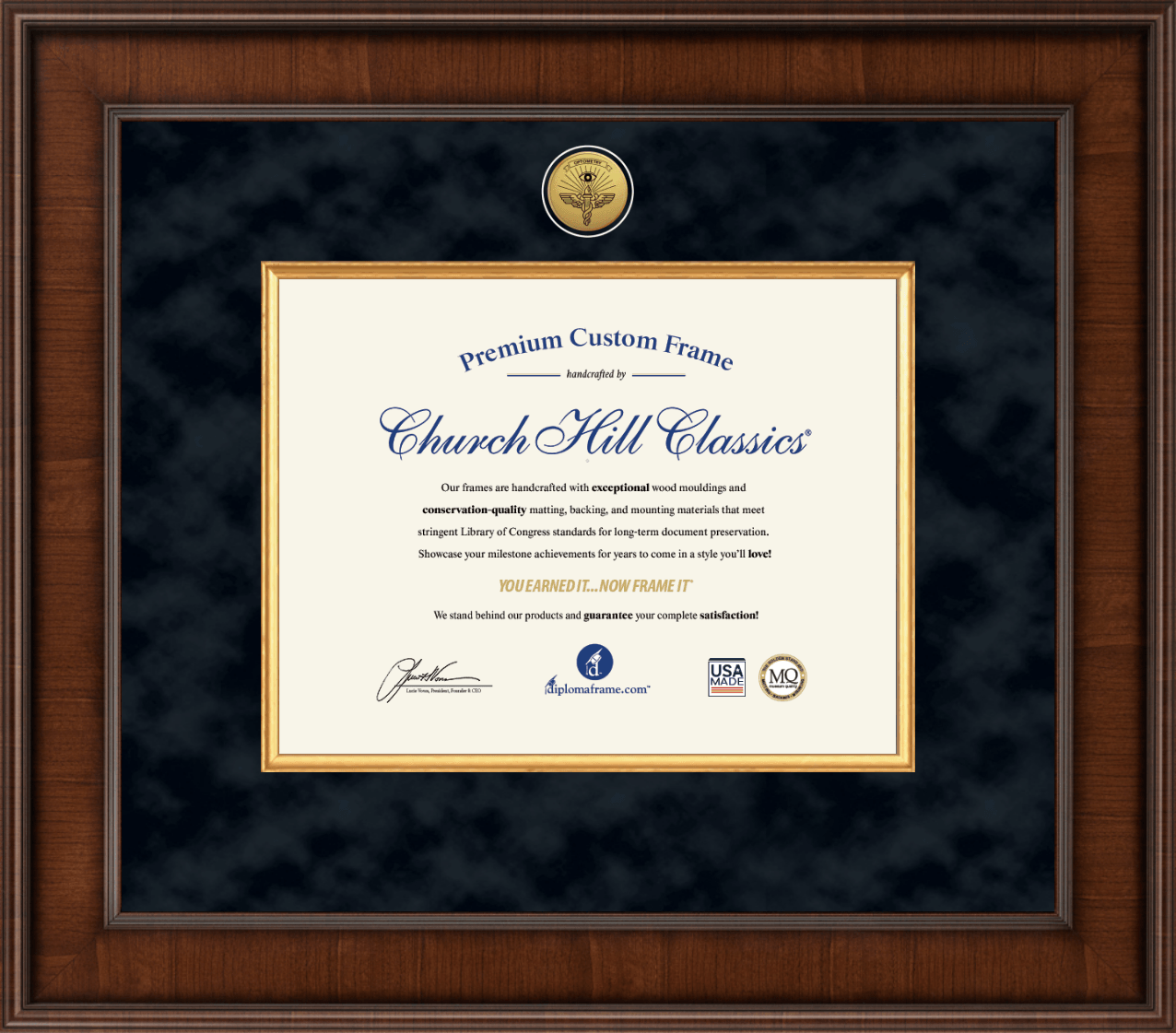 Optometry Certificate Frames and Gifts Presidential Optometry ...