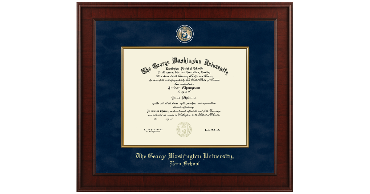 Presidential Masterpiece Diploma Frame in Jefferson The George ...