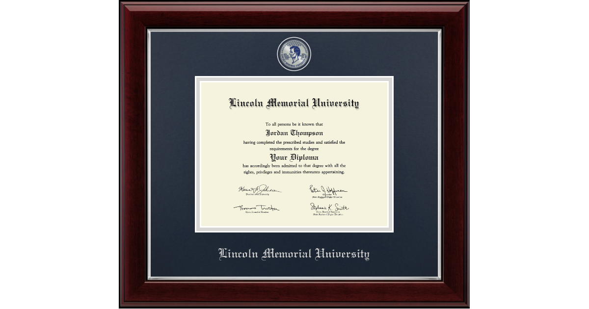 Masterpiece Medallion Diploma Frame in Gallery Silver Lincoln Memorial ...