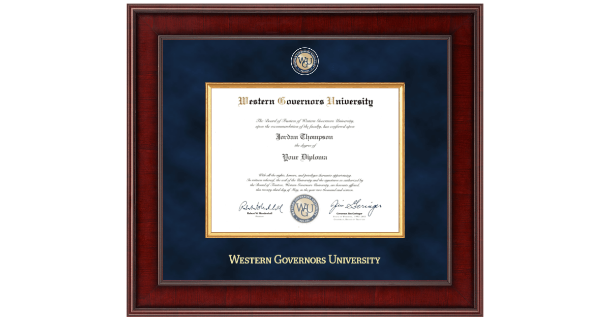 WGU Diploma Frames, Covers & Degree Frames | Church Hill Classics