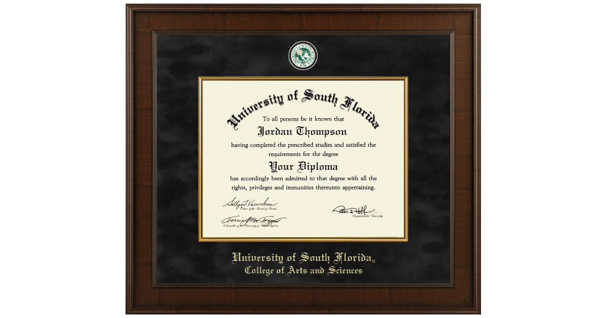 USF College of Arts and Sciences Diploma Frames | Church Hill Classics